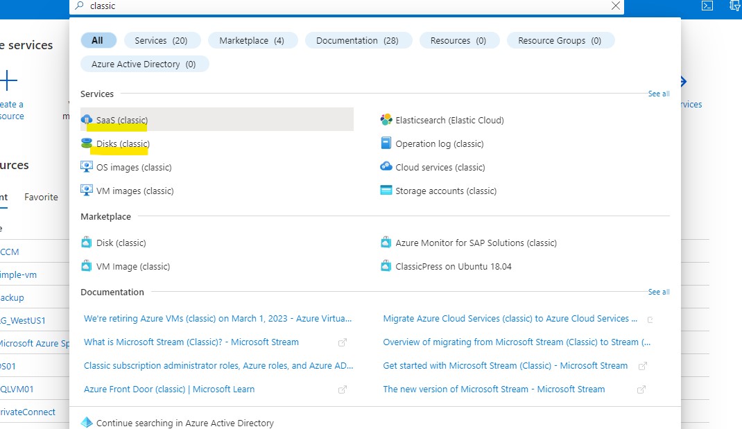 Azure Classic Kaynaklar 31 Ağustos 2024 tarihinde kullanımdan ...